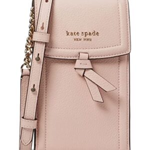 Kate Spade New York Knott Pebbled Leather North/South Crossbody Mochi Pink One Size