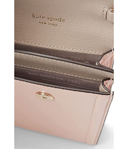 Kate Spade New York Knott Pebbled Leather North/South Crossbody Mochi Pink One Size