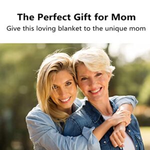 Mother Gifts from Daughter Blanket for Mom Birthday Gifts for Mom Soft Flannel Fleece Blankets Throw for All Season in Home Bed Sofa Chairs 50"×60"