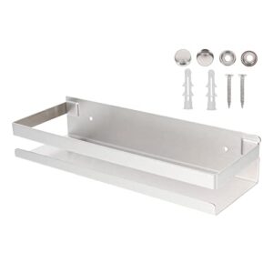 doitool wall floating shelves floating shelves stainless wall mount floating shelves kitchen seasoning rack kitchen storage shelf steel wall mounted shower storage holder