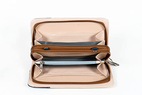 Borzelli. Fashion Purse and wallet Set for women made in Vegan Leather. 2 Pcs. Both include bag strap.