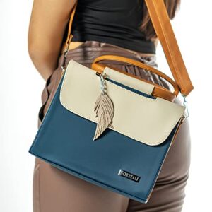 Borzelli. Fashion Purse and wallet Set for women made in Vegan Leather. 2 Pcs. Both include bag strap.