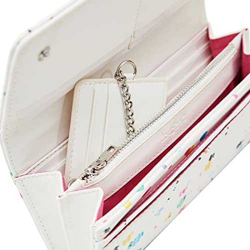 Desigual Women's Accessories PU Long Wallet, White