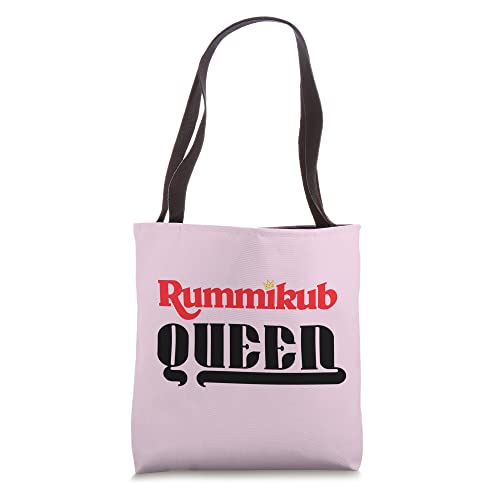 Rummikub Queen Logo With Royal Crown Black Ink Tote Bag