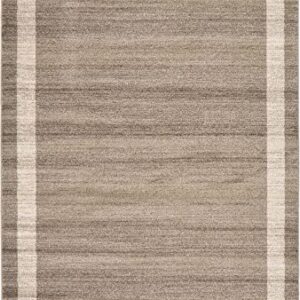 Rugs.com Angelica Collection Rug – 6' x 9' Light Brown Medium Rug Perfect for Bedrooms, Dining Rooms, Living Rooms