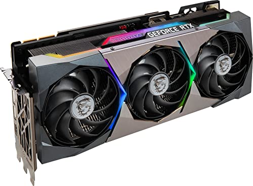 MSI Gaming GeForce RTX 3090 Ti 24GB GDRR6X 384-Bit HDMI/DP Nvlink Tri-Frozr Ampere Architecture OC Graphics Card (RTX 3090 Ti SUPRIM X 24G) (Renewed)