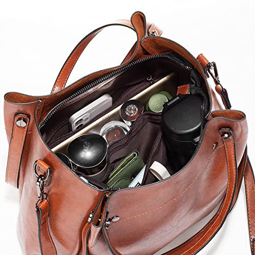 Hobo Purses Handbags for Women Satchels Top-Handle Shoulder Bags Tote Vegan Leather Crossbody Bag