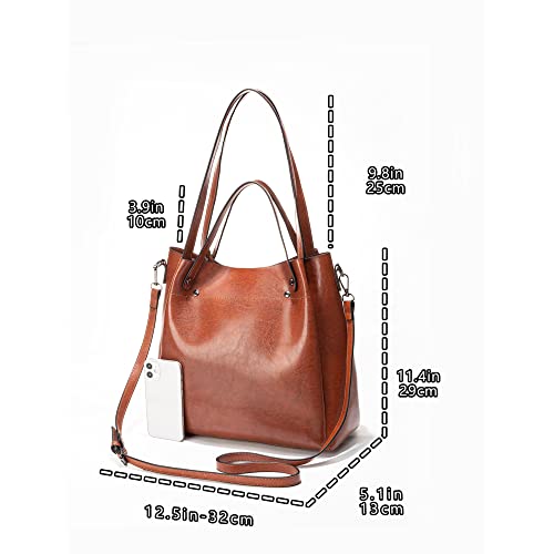 Hobo Purses Handbags for Women Satchels Top-Handle Shoulder Bags Tote Vegan Leather Crossbody Bag