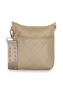 haute shore – nikki buff crossbody, beige