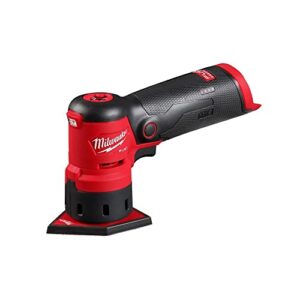 milwaukee 2531-20 12v brushless cordless orbital detail sander (tool only)