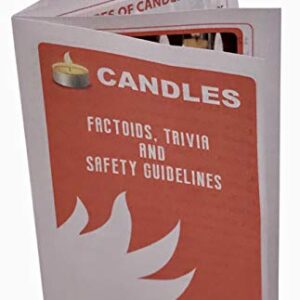 4 Pack Coach Candles Unscented 5" x 1.5" with 7/8" Base to Fit Traditional Candle Holders Including The Booklet Candle Factoids Trivia & Safety Guidelines Made in The USA (Burgundy)