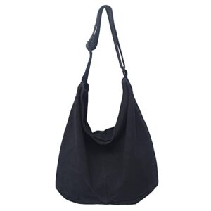 canvas messenger bag large hobo crossbody bag canvas shoulder tote bag for women and men