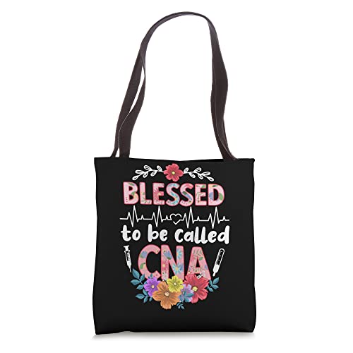 Blessed To Be CNA Nurse Certified Nursing Assistant Tote Bag