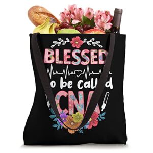 Blessed To Be CNA Nurse Certified Nursing Assistant Tote Bag