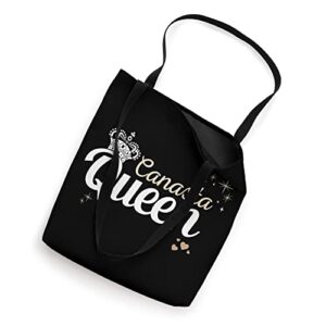 Canasta Queen Funny Hand and Foot Card Games Tote Bag