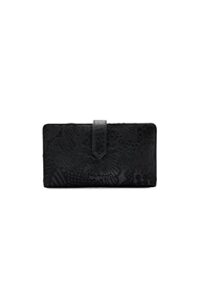 desigual women’s accessories pu medium wallet, black