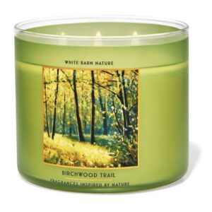 birchwood trail 3 wick candle 14.5 oz / 411 g [made with natural essentail oil]