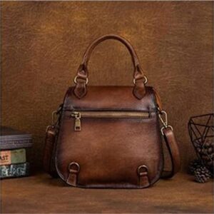 ZLXDP Women's Retro Handbag Multipurpose Shoulder Bag Women's Backpack Women's Handmade (Color : E, Size