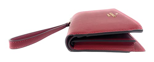 Kate Spade New York Staci Wallet Wristlet in Saffiano Leather Red Currant