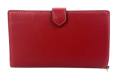 Kate Spade New York Staci Wallet Wristlet in Saffiano Leather Red Currant