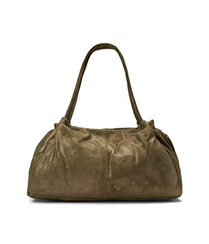 HOBO Prima Medium Handbag For Women - Leather Construction With Magnetic Closure, Roomy and Chic Hand Bag Golden Fir One Size One Size