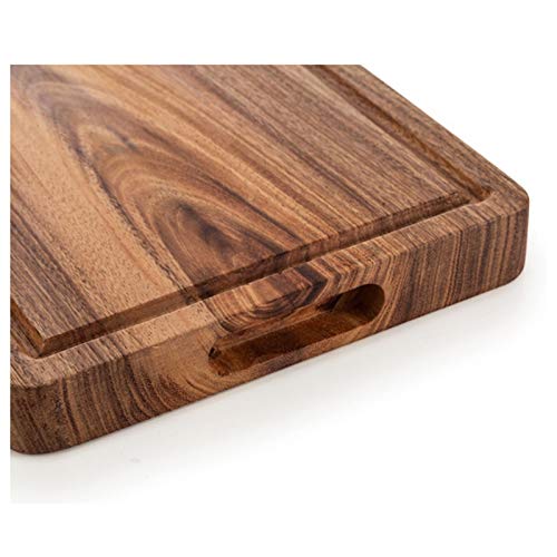 GENIGW Whole Piece Acacia Wood Cutting Board Solid Wood Rootstock Chopping board for kitchen Table Slicing Vegetables Kitchen Things