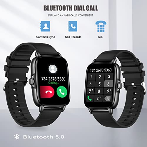 Smart Watch 2022 Bluetooth Call & Text Receive/Dial Smartwatch for Android & IOS Phone with 1.7" HD Touch Screen Fitness Activity Tracker with Heart Rate Sleep Monitor Pedometer Smart Watch for Women