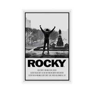 rocky 1 motivational vintage band thriller love scifi movie poster canvas prints wall art bedroom decor gym gift decorative unframe-style 12x18inch(30x45cm)