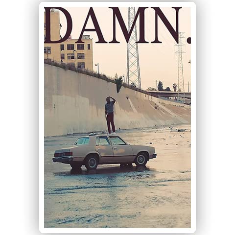 Ukeepo Kendrick Lamar Good Kid M.A.A.d City Album Limited Canvas Poster Room Aesthetics 12x18in Unframed