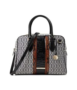 brahmin alexandria marissa satchel black one size