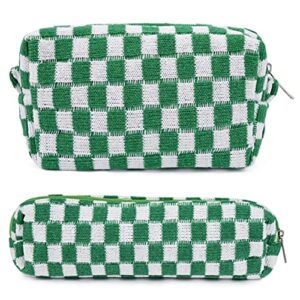 Checkered Pouch (Green/White)