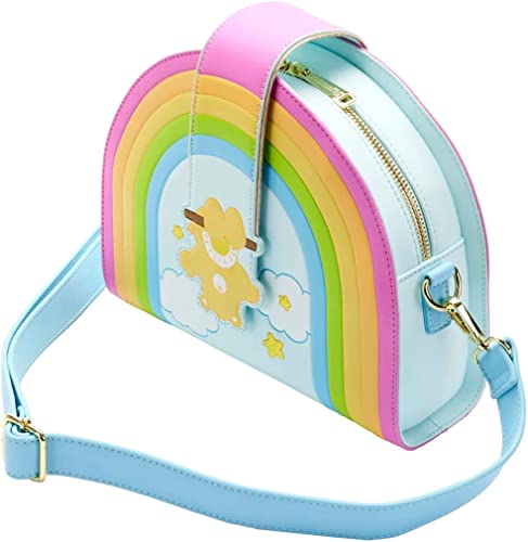 Care Bears Funshine Bear Rainbow Swing Crossbody Bag