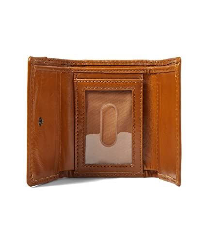 HOBO Jill Mini Wallet for Women - Leather Construction with Snap Closure, Polyester Lining, Classy and Elegant Look Truffle One Size One Size