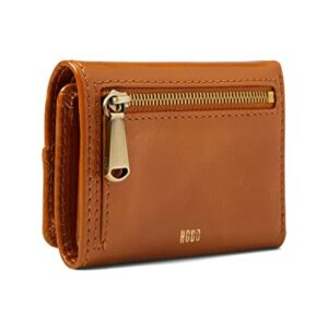 HOBO Jill Mini Wallet for Women - Leather Construction with Snap Closure, Polyester Lining, Classy and Elegant Look Truffle One Size One Size