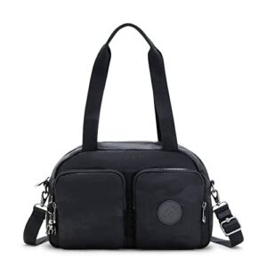 kipling cool defea shoulder bag black camo emb