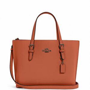 Coach Leather Mollie Tote 25, Sunset