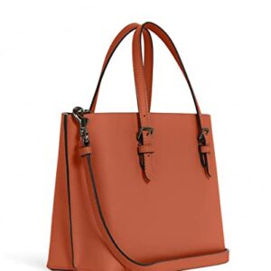 Coach Leather Mollie Tote 25, Sunset