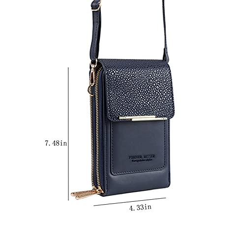 Yanvan Small Crossbody Cell Phone Purse for Women, Mini Satchel Shoulder Handbag Wallet with Credit Card Slots