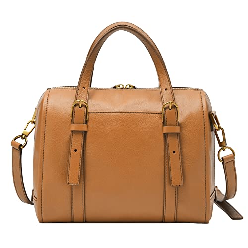 Fossil Women's Carlie Leather Satchel Purse Handbag