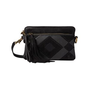 Frye Miren Patchwork Crossbody Wristlet Black One Size