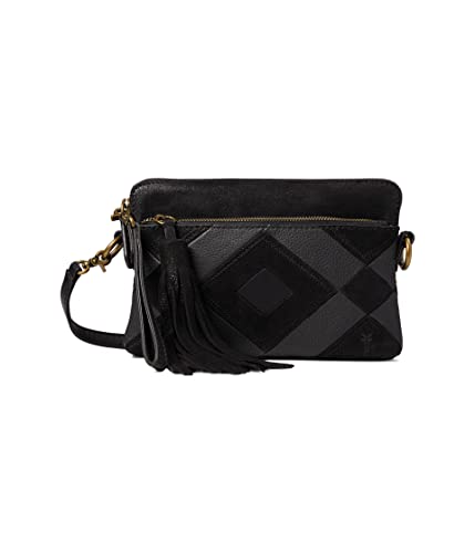 Frye Miren Patchwork Crossbody Wristlet Black One Size