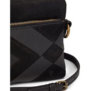 Frye Miren Patchwork Crossbody Wristlet Black One Size