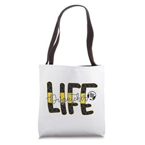 dispatcher life telecommunicator week 911 operator tote bag