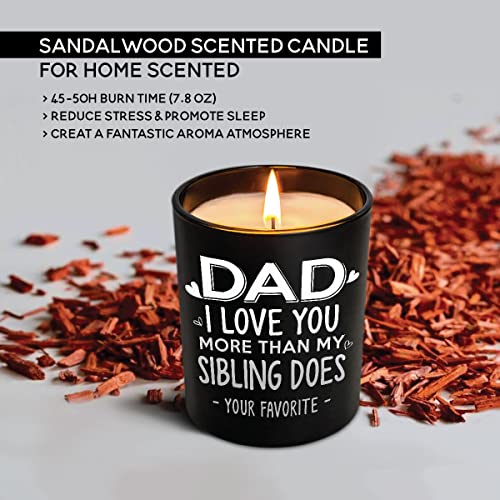 Gifts for Dad on Father's Day from Daughters, Son, Kids - Father's Day Gift - Dad Gifts - Dad Birthday Gift - Birthday Gift for Dad, Meaningful Fathers Day Present for Dad - Soy Wax 7.8 oz