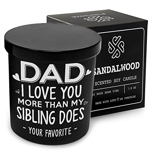 Gifts for Dad on Father's Day from Daughters, Son, Kids - Father's Day Gift - Dad Gifts - Dad Birthday Gift - Birthday Gift for Dad, Meaningful Fathers Day Present for Dad - Soy Wax 7.8 oz