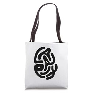 lapaix fingerprint logo tote bag