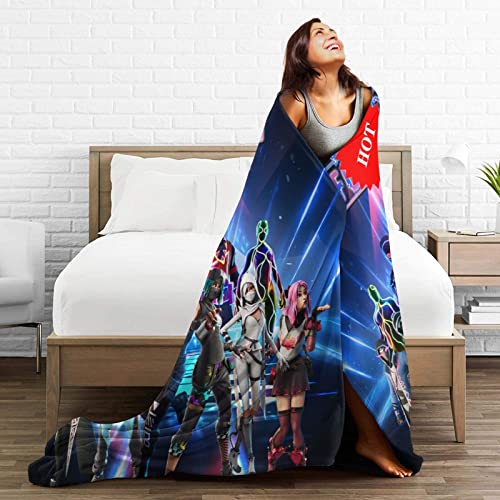 Game Anime Blanket Soft Warm Cartoon Throw Blanket for Sofa Living Room Bedding F3 50"X40"