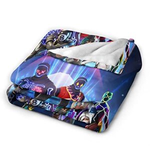 Game Anime Blanket Soft Warm Cartoon Throw Blanket for Sofa Living Room Bedding F3 50"X40"