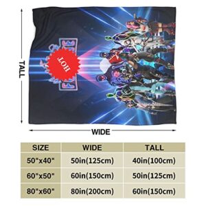 Game Anime Blanket Soft Warm Cartoon Throw Blanket for Sofa Living Room Bedding F3 50"X40"