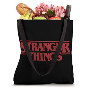 Stranger Things Red Bold Logo Tote Bag